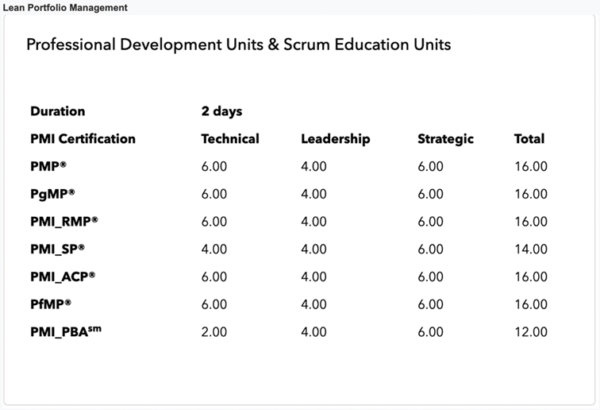 SAFe® Lean Portfolio Management - Agilizer Academy